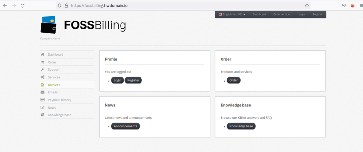 So Installierst Du Fossbilling Mit Nginx Unter Debian 11 Howtoforge